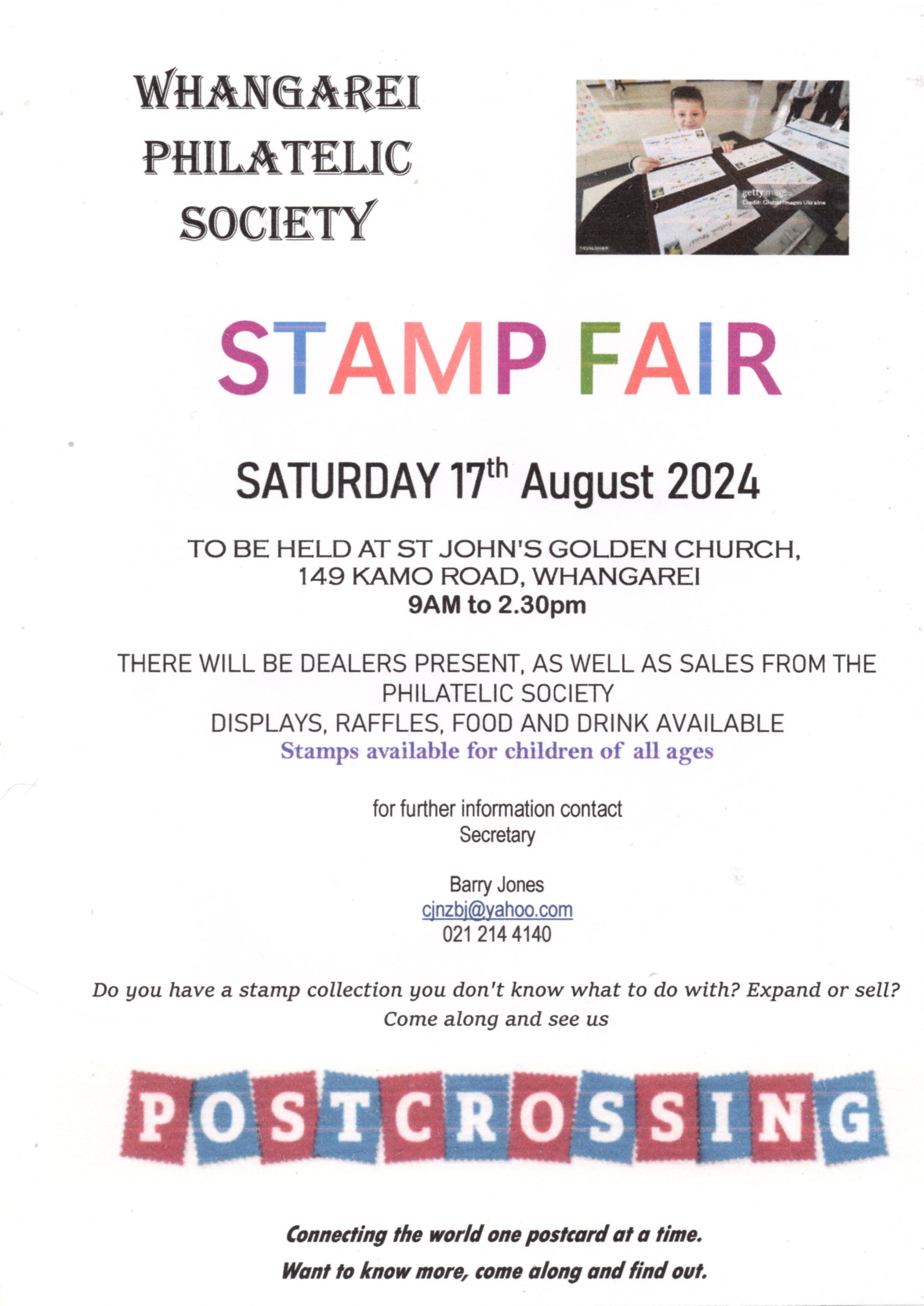 Whangarei Philatelic Society Stamp Fair |myNotice